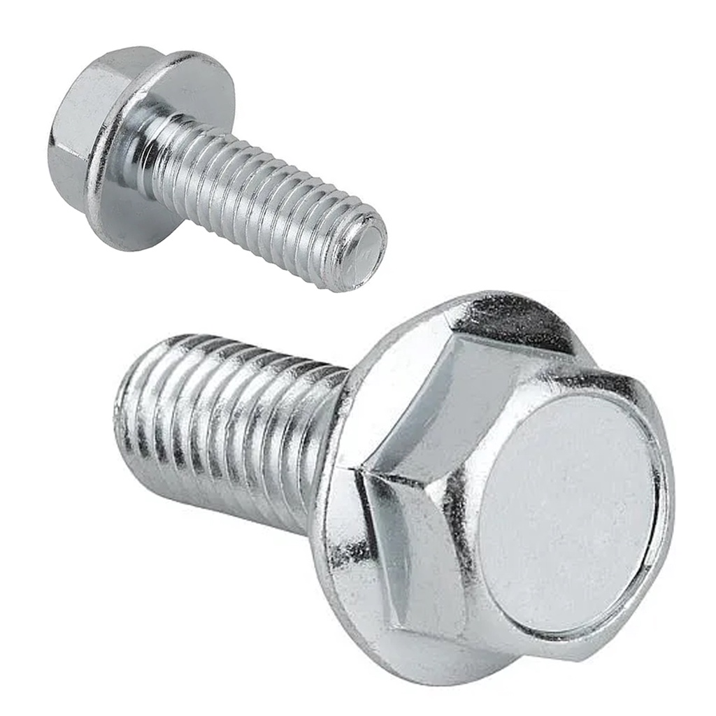 PARAFUSO SEXTAVADO FLANGEADO M16 X 40 DIN 6921 ZINCO - 100UN | Shopee Brasil