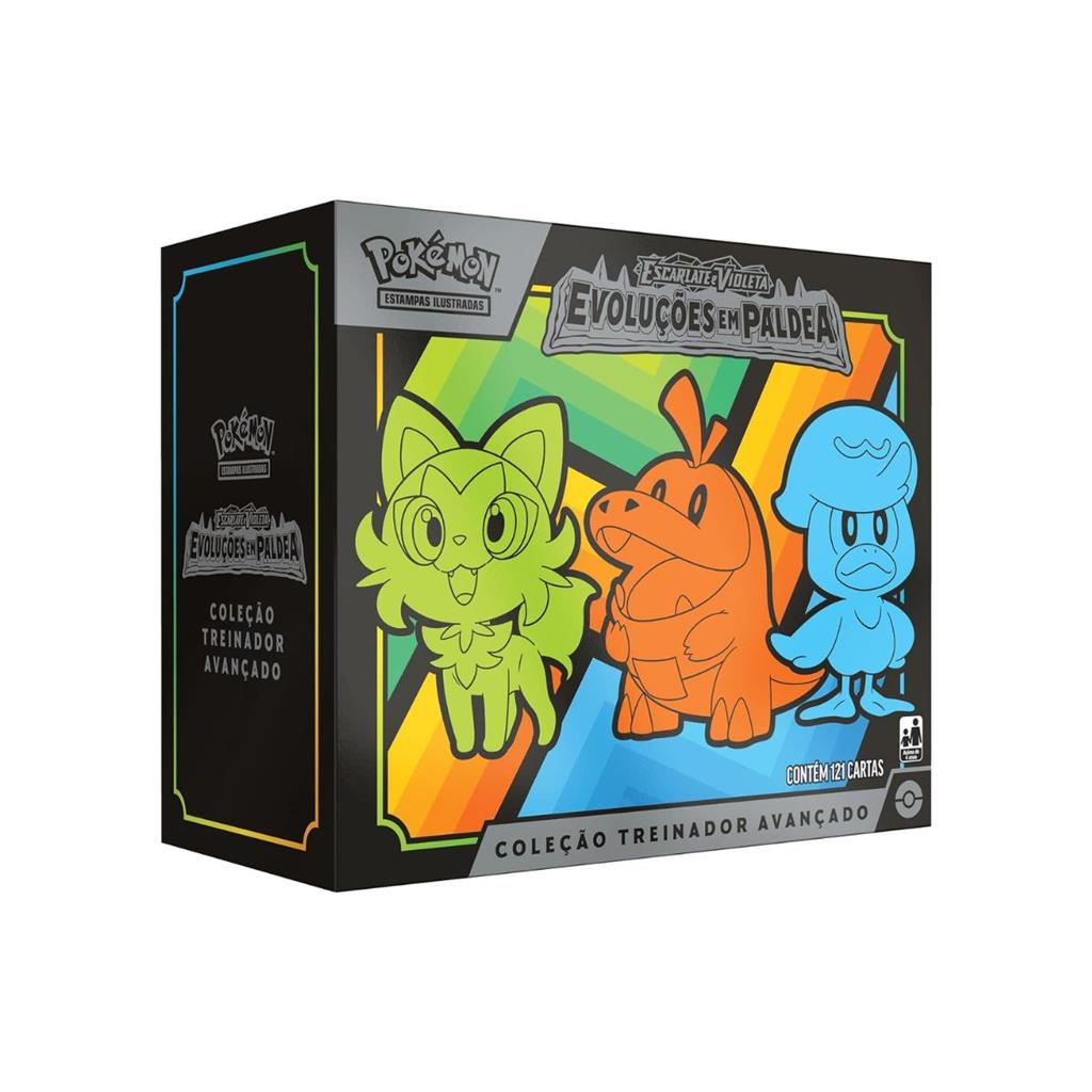 Box Pokemon Treinador Avancado Escarlate e Violeta Evolucoes Em Paldea ...