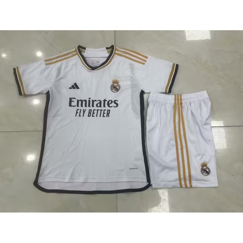 Conjunto De Futebol Adulto 2324 Novo Real Madrid Home Football Player ...
