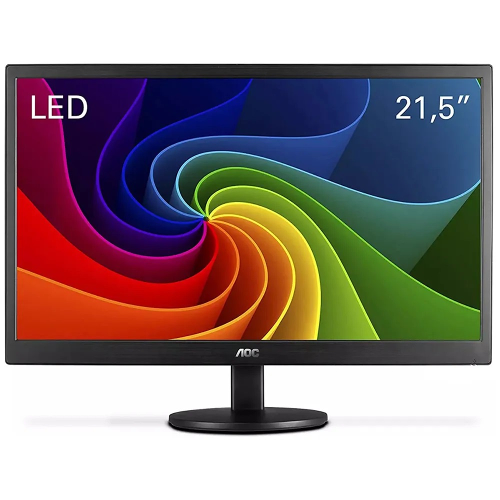 Monitor Led 21,5" AOC E2270S Full Hd Vga Hdmi Vesa | Shopee Brasil