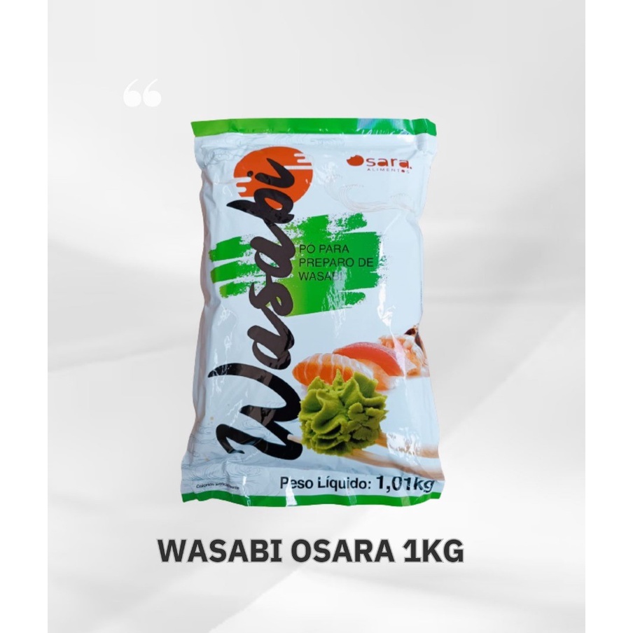 WASABI EM PO RAIZ FORTE 1KG OSARA | Shopee Brasil