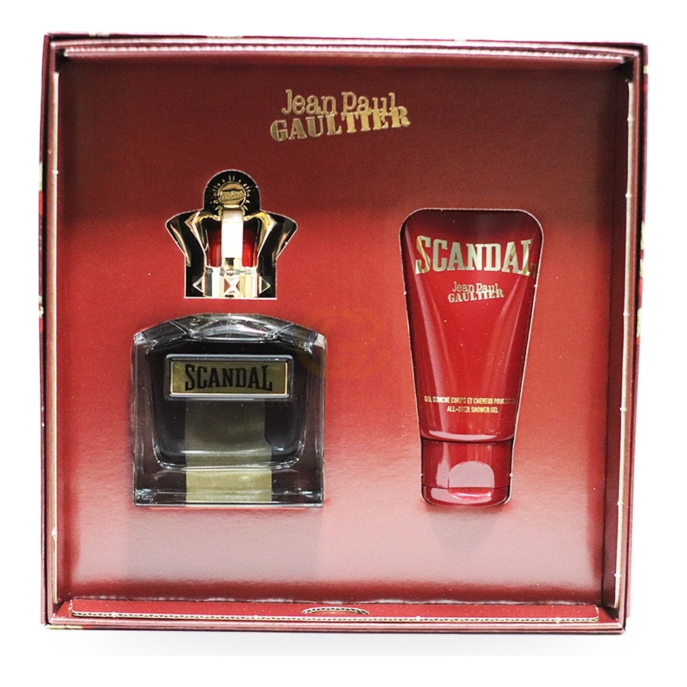 Kit Scandal masculino perfume edt 100ml gel douche e cabello 75 ml ...