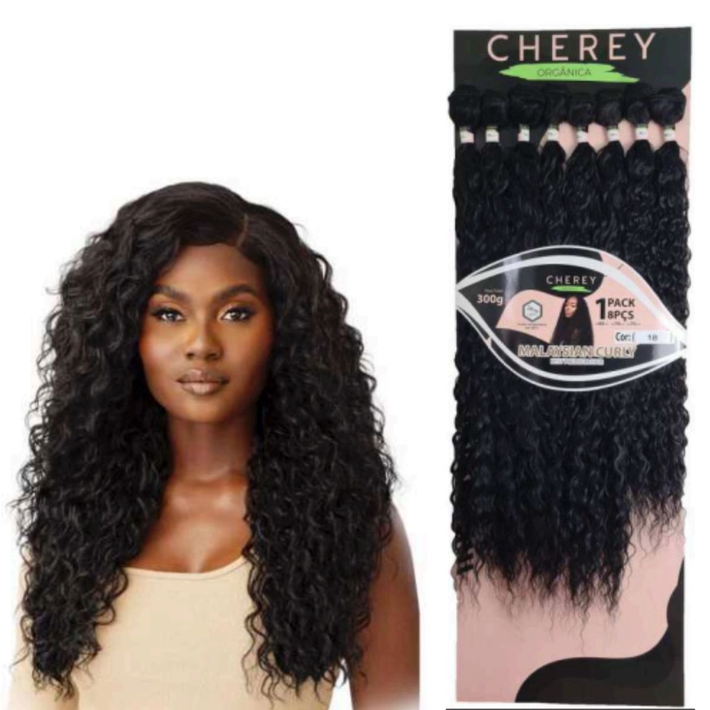 Cabelo Organico Malaysian Curl - Cherey 300g | Shopee Brasil
