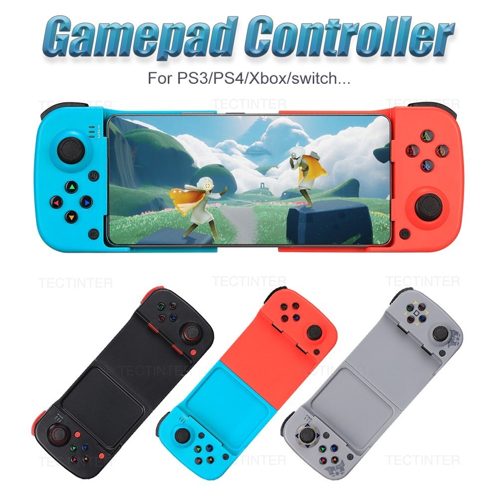 Gamepad Sem Fio Extensível Bluetooth D3 Para Celular Android Joystick Retrátil PUBG Switch/PS4 ...