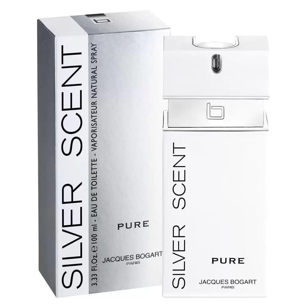 Silver Scent Pure 100ml - Perfume Masculino - Eau De Toilette | Shopee ...