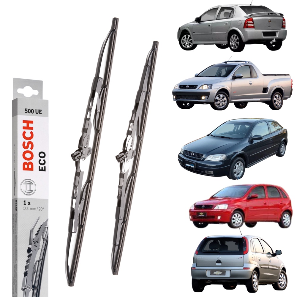 PALHETA PARABRISA ECO B057 GM CORSA MONTANA ASTRA CLIO H100 HR BESTA 18 E 20 POLEGADAS BOSCH ...