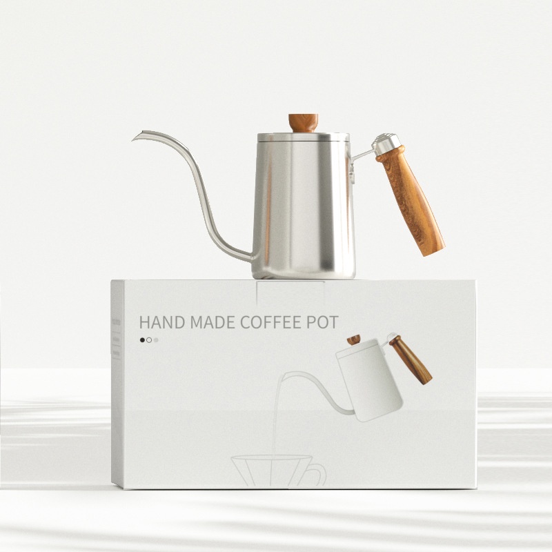 Bule Inox Bico Fino Chaleira Bico De Ganso Café Chá 600ml | Shopee Brasil