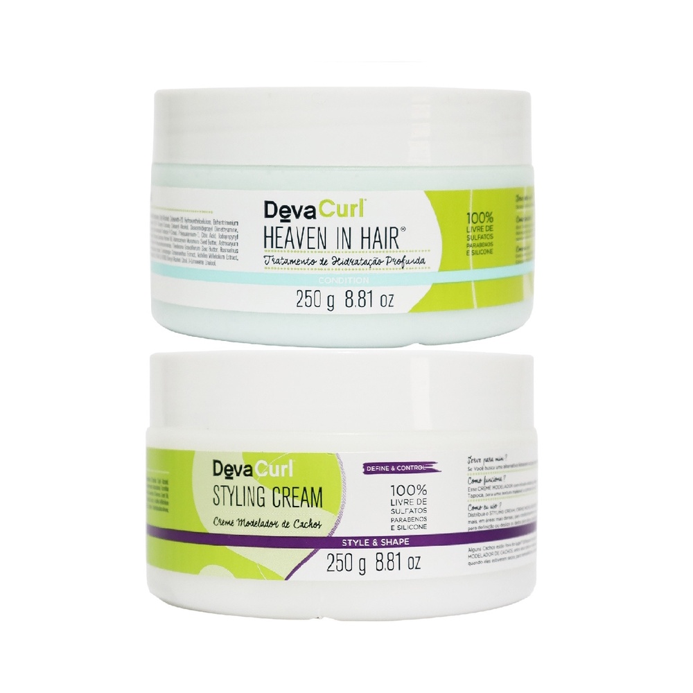Deva Curl Stuling Cream 250g E Heaven In Hair 250g | Shopee Brasil