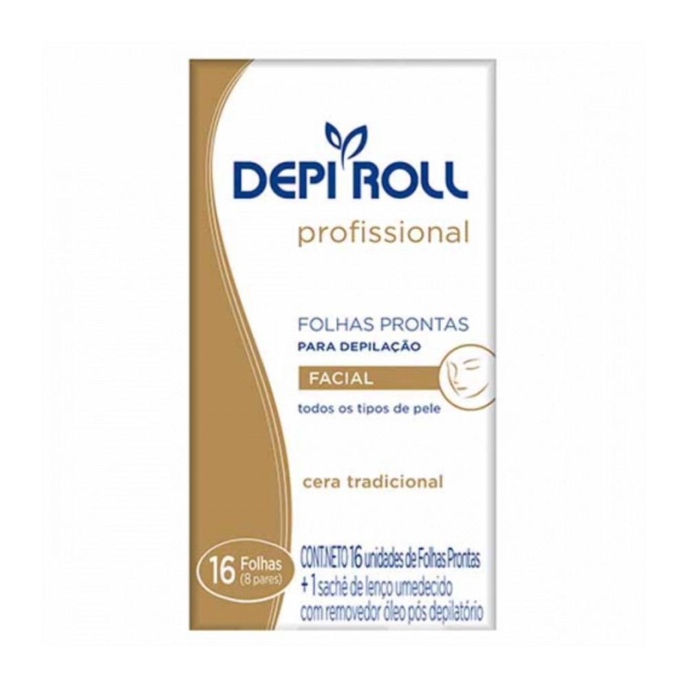 Depi Roll Folhas Facial 16 Un | Shopee Brasil