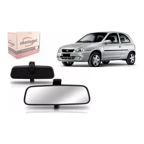 Retrovisor Interno Original Metagal RG1I07PR Corsa Celta Prisma Montana Classic 1994 | Shopee Brasil