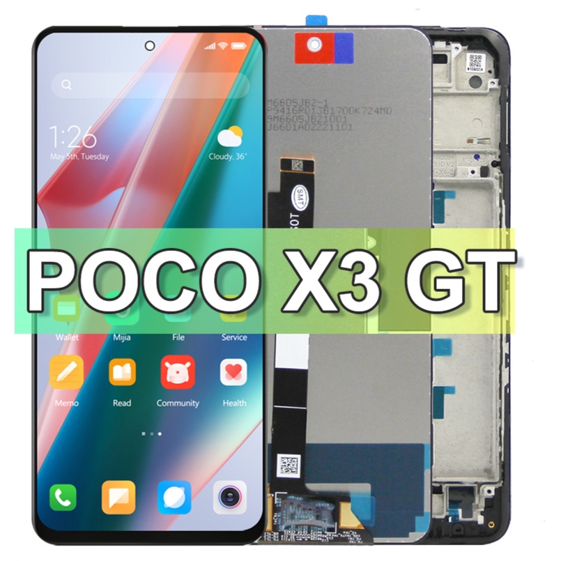 Novo Display Para Xiaomi Poco X3 GT Frontal Tela Compativel 21061110AG ...