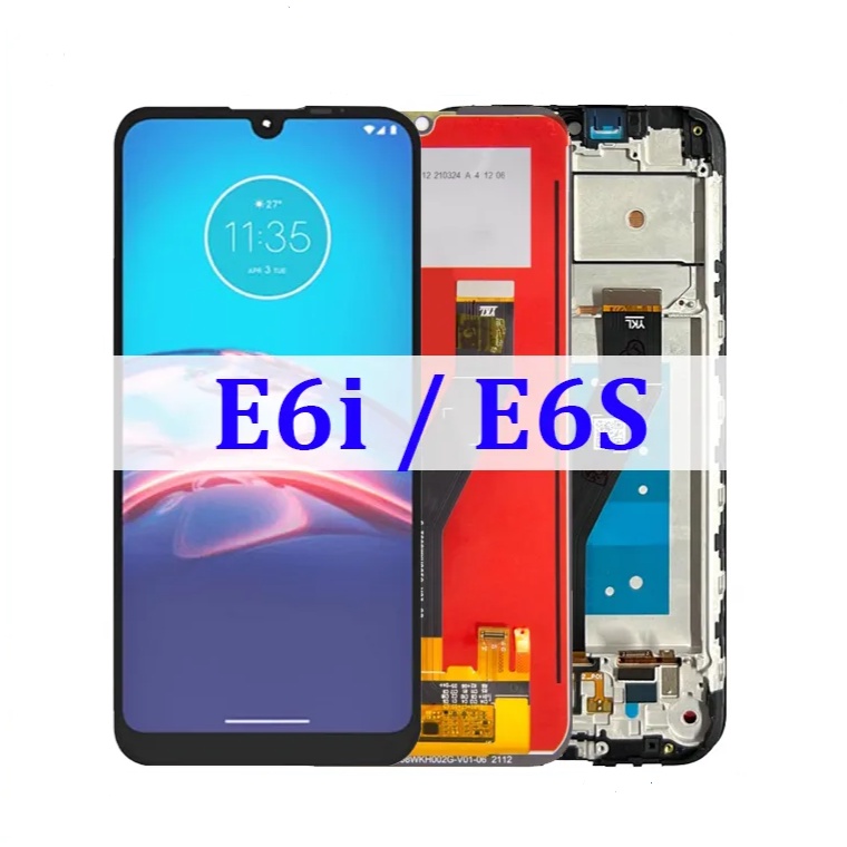 6.1" Frontal Display Para Moto E6S&E6i Display Touch Lcd Compativel ...