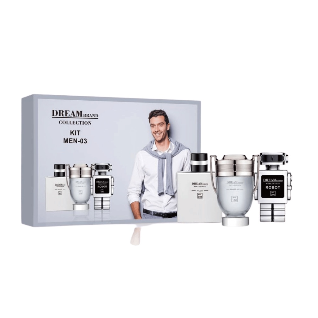Kit perfumes Allure Invictus Phantom 003 men | Shopee Brasil
