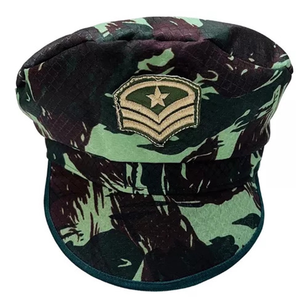 Quepe Militar Camuflado para Fantasia | Shopee Brasil