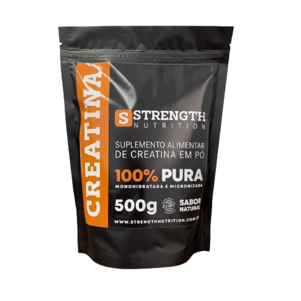 Creatina Monohidratada Micronizada 500g 100% Pura Importada | Shopee Brasil