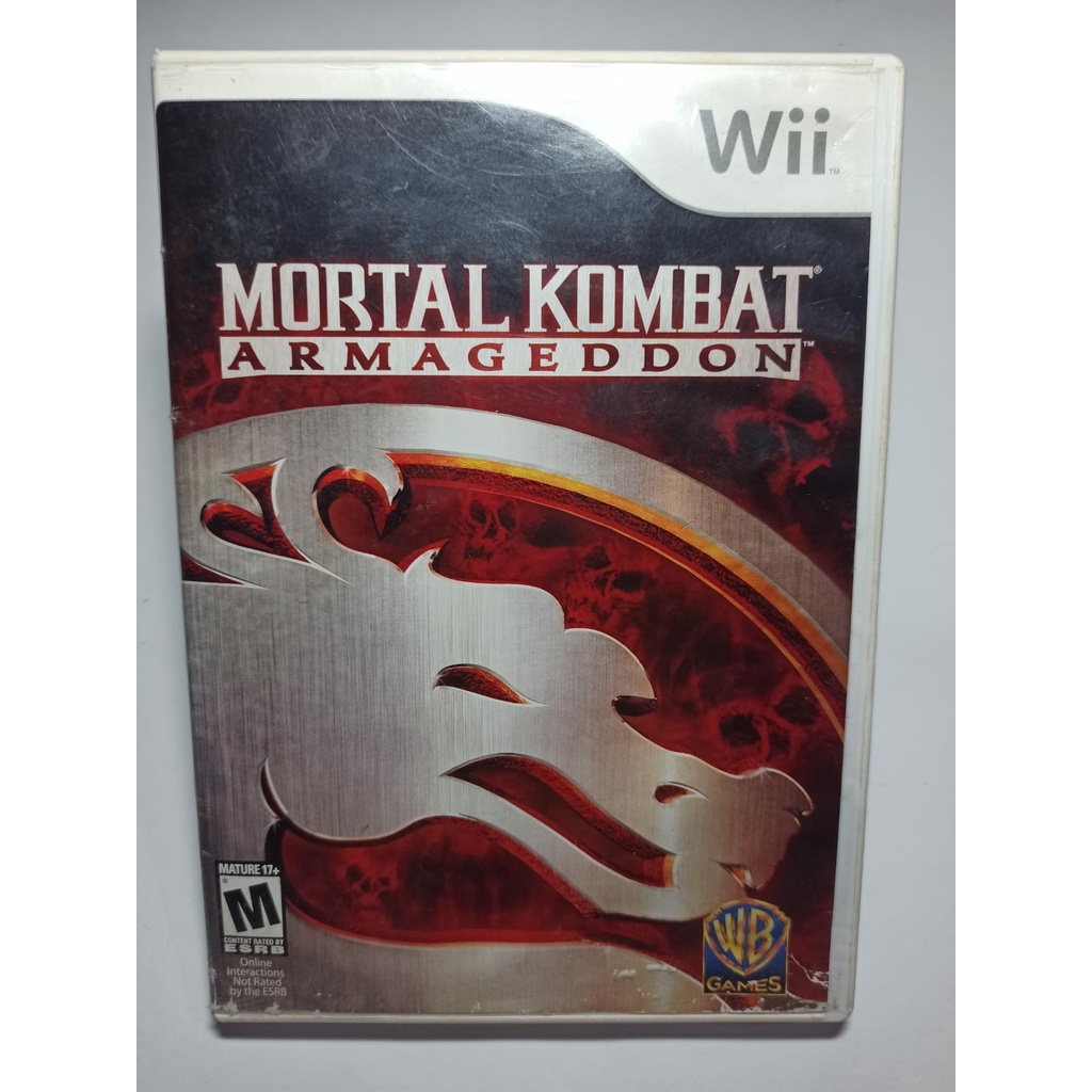 Mortal Kombat Armageddon Nintendo Wii Midia Fisica | Shopee Brasil