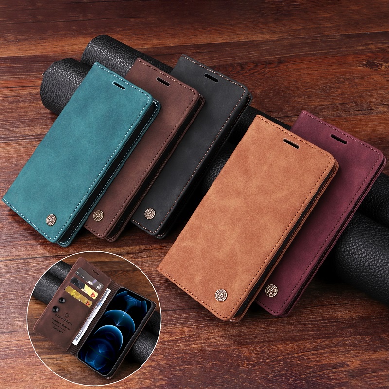 Caixa Flip Case Casing Samsung Galaxy S24 S23 S22 S21 S20 Ultra S10 Plus S21FE S20FE S23FE Couro ...