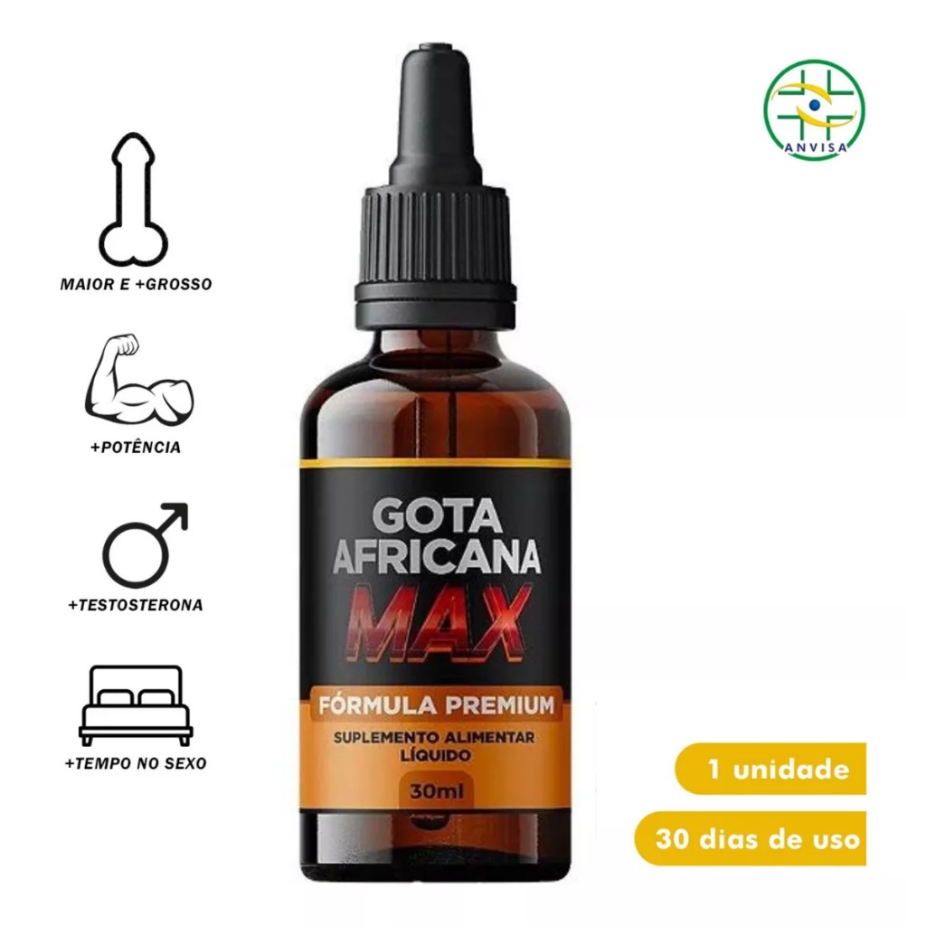 Gota Africana max 30ml - Original 1 frasco | Shopee Brasil