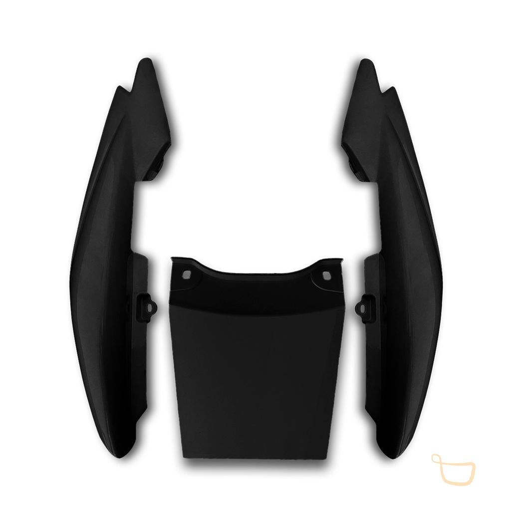 Carenagem Rabeta YBR Factor 125 2009 a 2012 Preto | Shopee Brasil