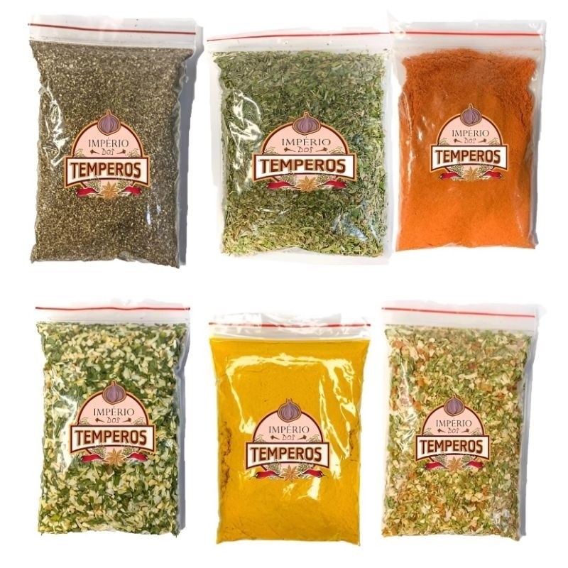 kit temperos, de alta qualidade, e com um sabor surreal, monte seu kit ...