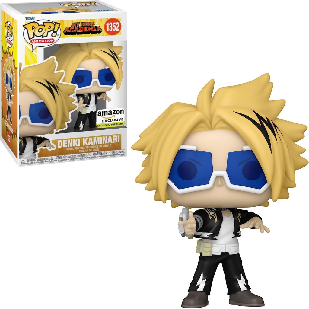 Funko Pop Denki Kaminari 1352 Pop Animation My Hero Academia Am Exclusive Shopee Brasil