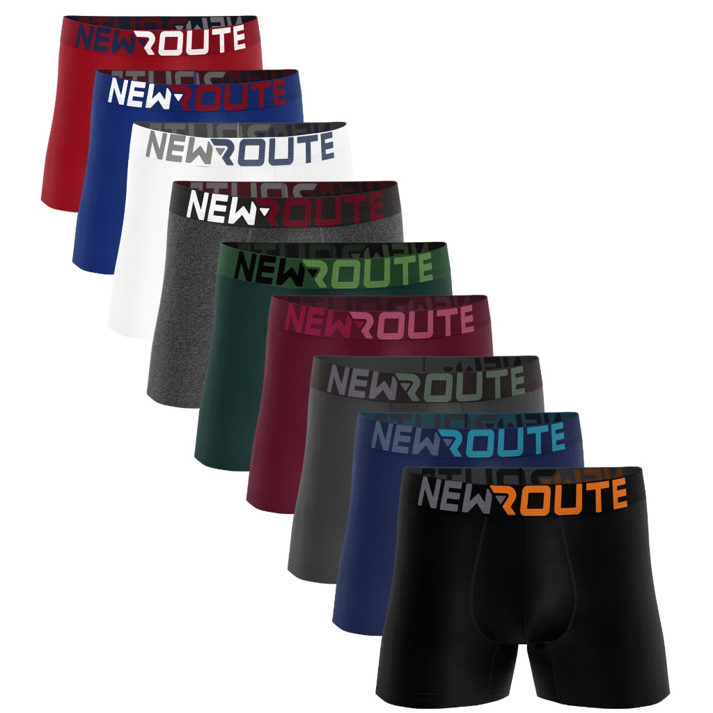 Kit 10 Cueca Boxer Box Lisa Microfibra T | Shopee Brasil