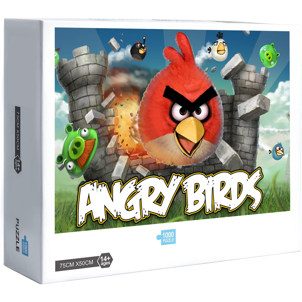 Angry Birds Wooden Jigsaw Puzzle Descompressão De Pássaros Quebra ...