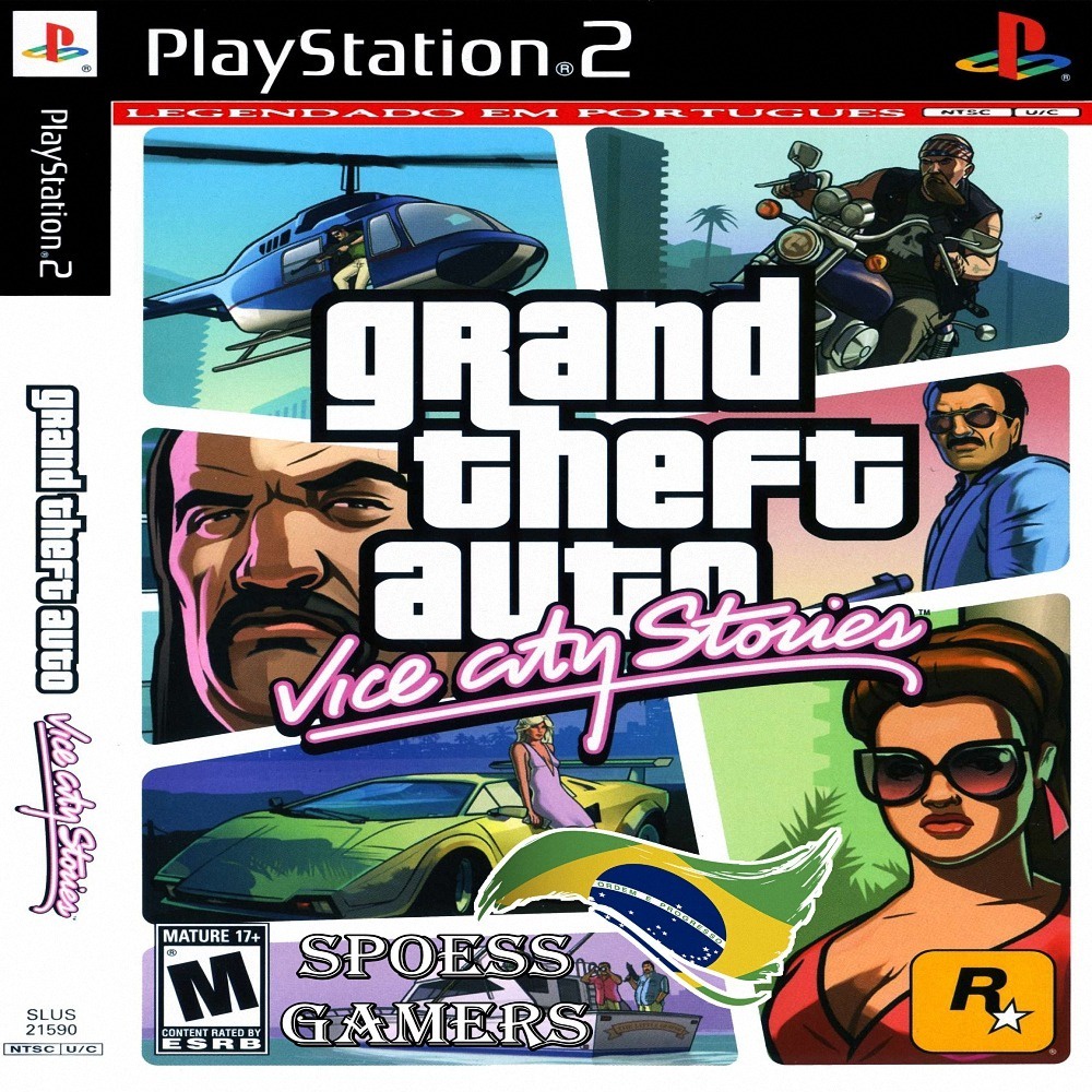 Gta Vice City Stories Ps2 Grand Theft Auto Patch Portugues | Shopee Brasil