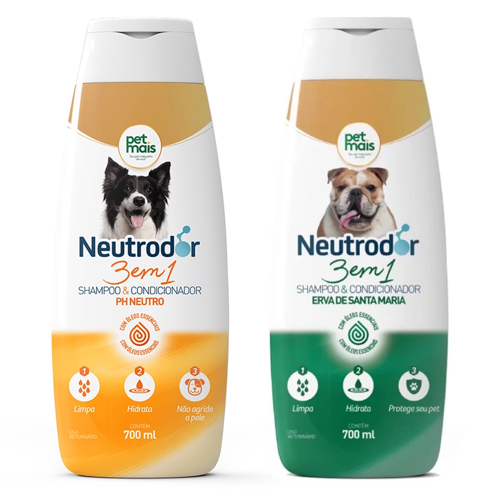 Kit Shampoo/Condicionador 3em1 Erva Santa Maria e PH Neutro | Shopee Brasil