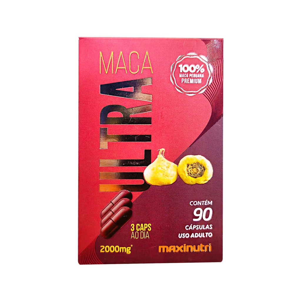 MACA PERUANA ULTRA MAXINUTRI 2000MG 90 CÁPSULAS | Shopee Brasil