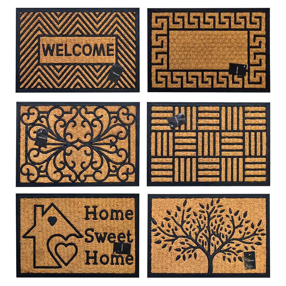 Capacho de Porta Fibra de Coco e Borracha 40x60cm - Rio Home | Shopee ...