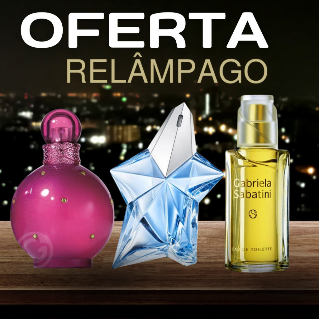 KIT COM 3 Fragrâncias Inesquecíveis! fantasy, angel, gabriela sabatine ...
