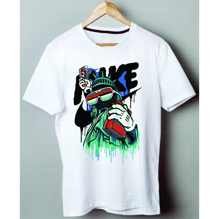 Camiseta Liberdade Unissex Moda Skatista Streetwear P ao G5 Plus Size Envio Imediato Camisa ...