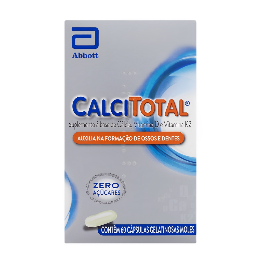 Calci Total Suplemento Alimentar - Caixa 60 Cápsulas | Shopee Brasil