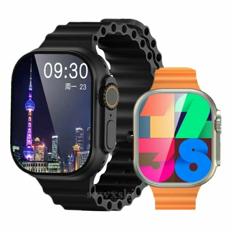Smartwatch Relógio Inteligente Tela Amoled Ultra 15 TK8 Ultra Max Duas Pulseiras | Shopee Brasil