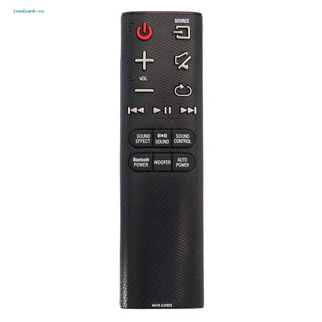 Soundbar Remote Control Battery Operated Highly Responsive for Samsung with Hw-j355/za Hw-j450 ...