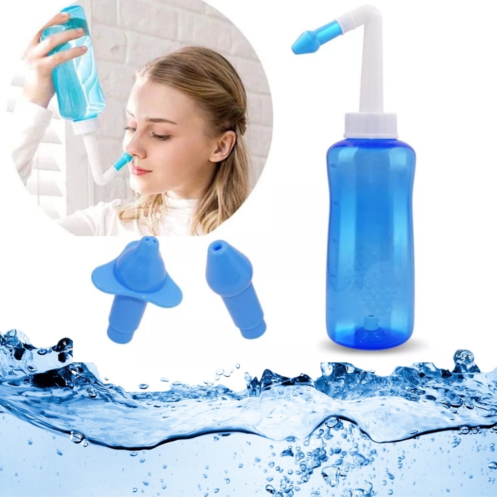 Lavador Nasal Higienizador Lavagem Nariz Ducha Sinusite Rinite Alérgica ...