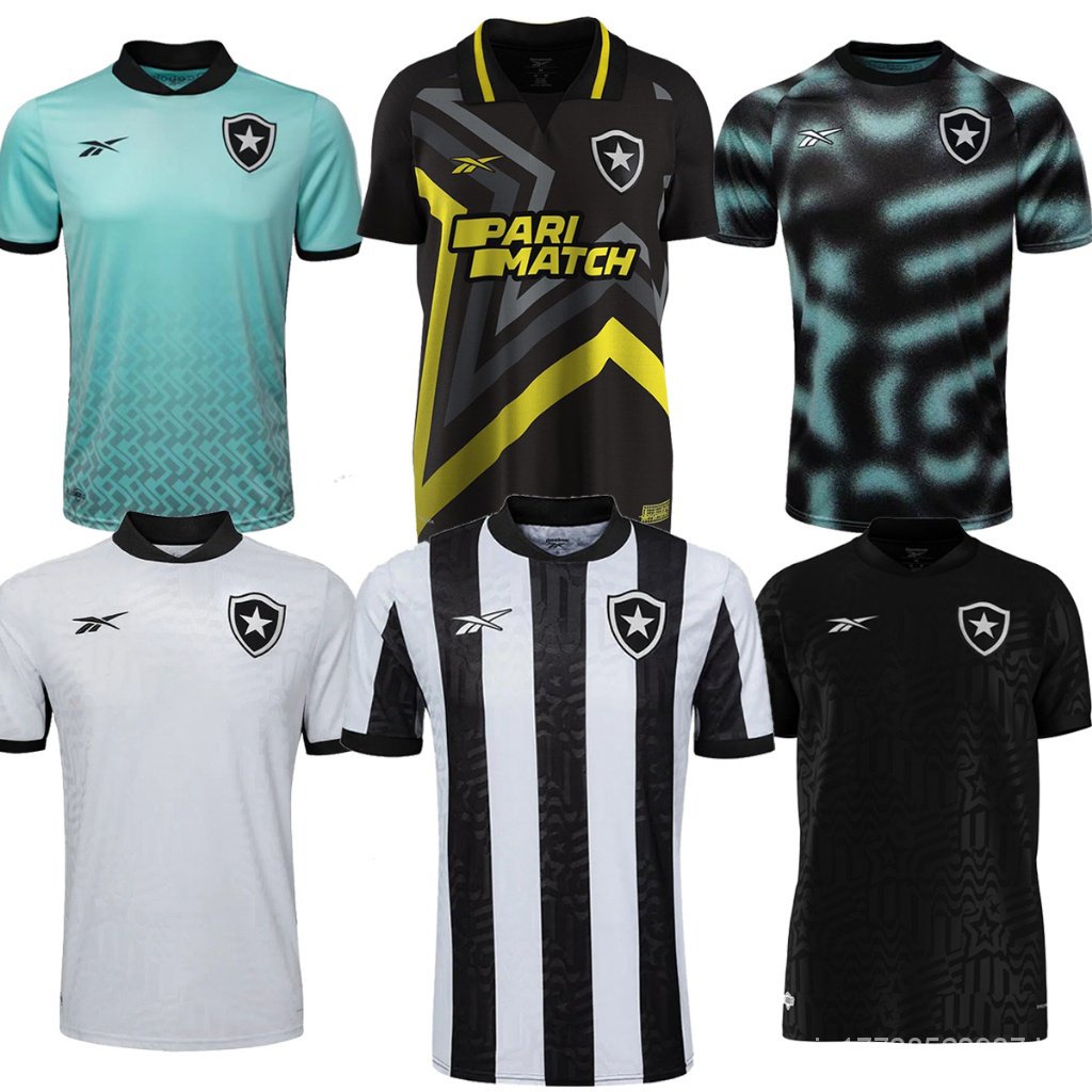 Camisa do Botafogo 2023/2024 preto branco azul tailandês camisa ...