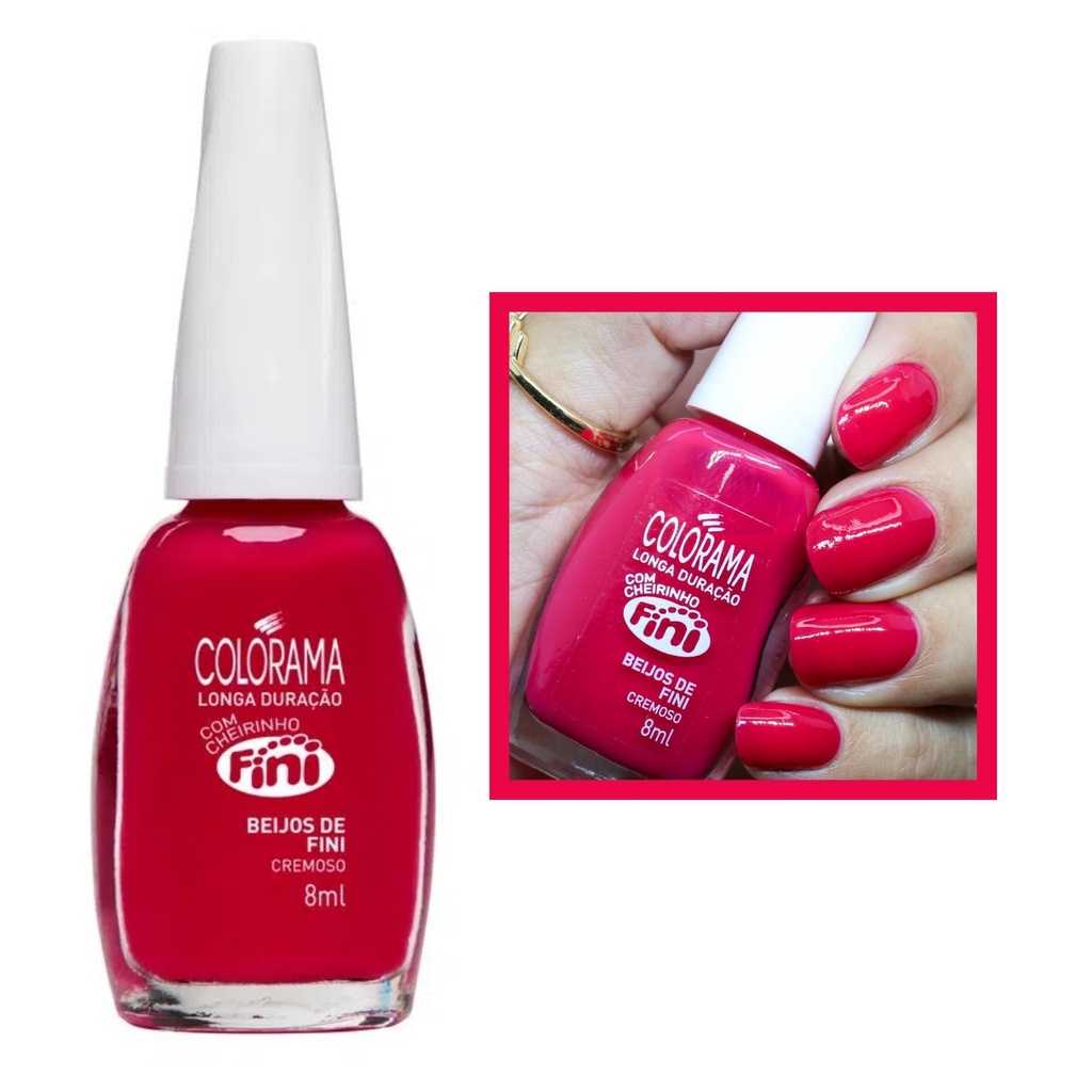 ESMALTES - COLORAMA - COLEÇÃO FINI - BEIJOS DE FINI | Shopee Brasil