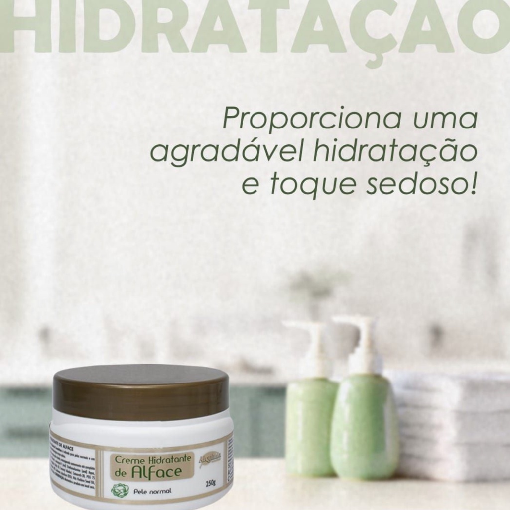 12 Creme Hidratante Alquimia De Alface Pote 250g | Shopee Brasil