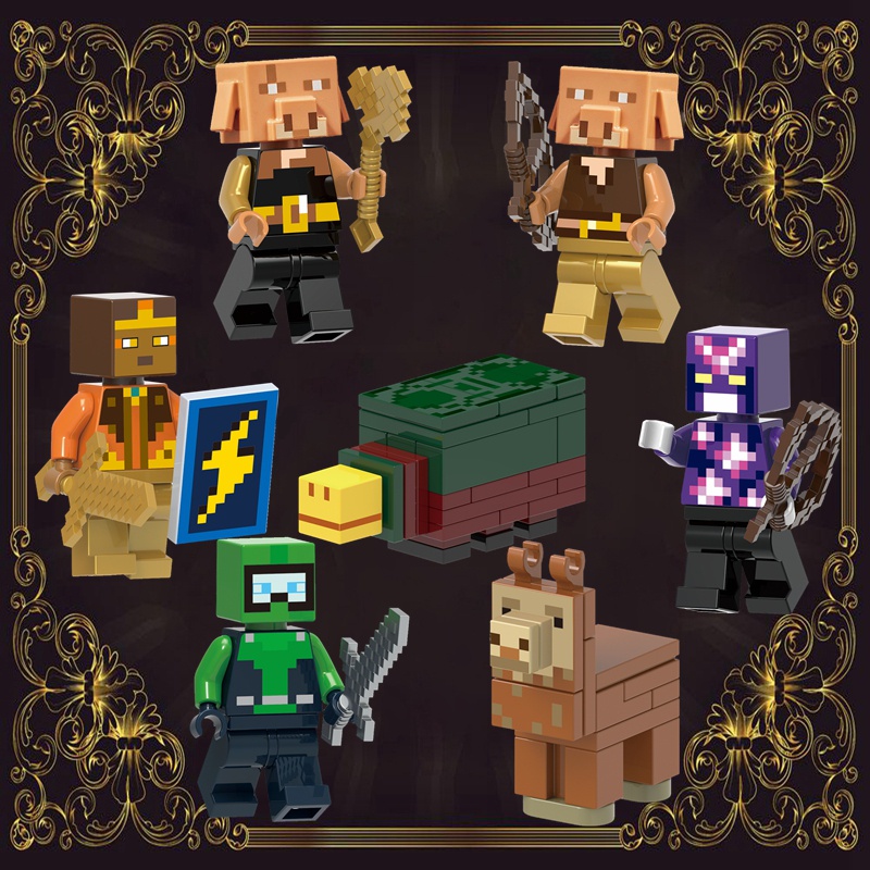 Jogo Mundial Piglin Cute Anime Cartoon Bonitinho Brinquedos Educativos ...