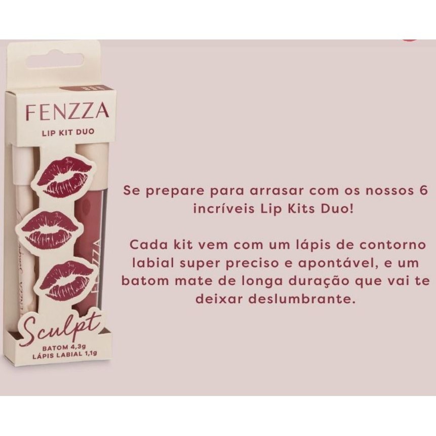 Forro Labial Fosco +Lip Gloss Set 6 Cores Batom Sem Cola Copo Sem ...