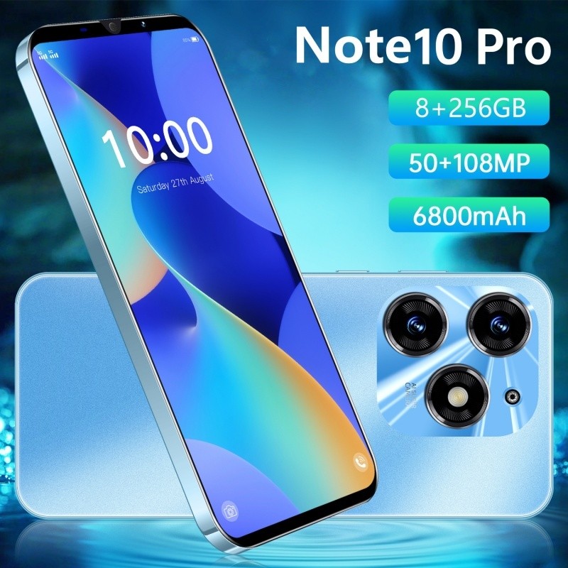 Smartphone Note10 Pro do telefone celular 8+256 Gb 5.5 polegadas Android | Shopee Brasil
