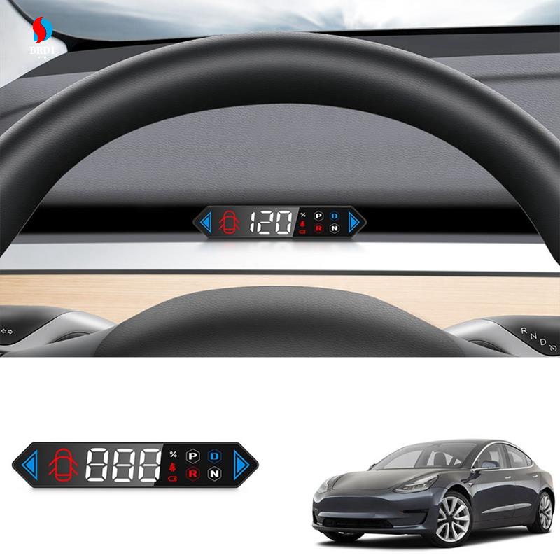 Painel Multifuncional Do Carro HUD Head-Up Display Para Tesla Modelo 3 ...