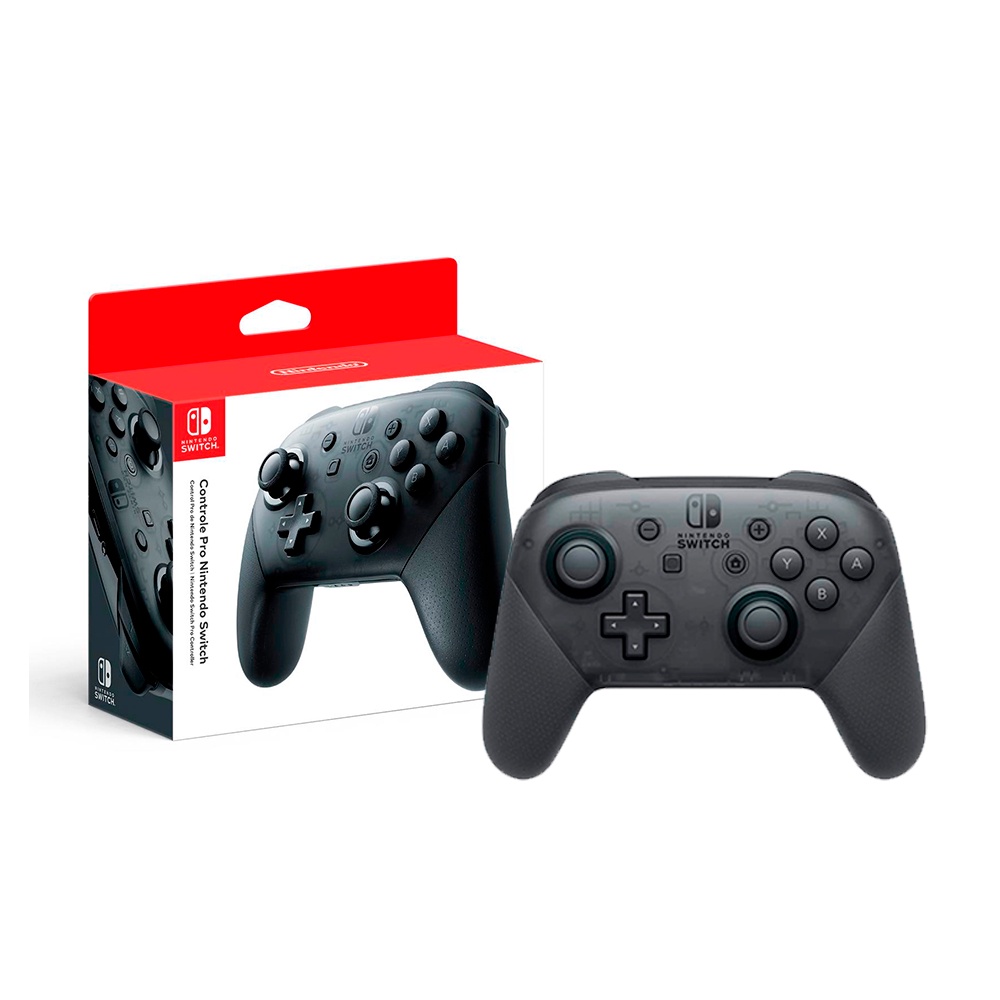 Controle Nintendo Switch Controller Pro Sem Fio Preto Shopee Brasil