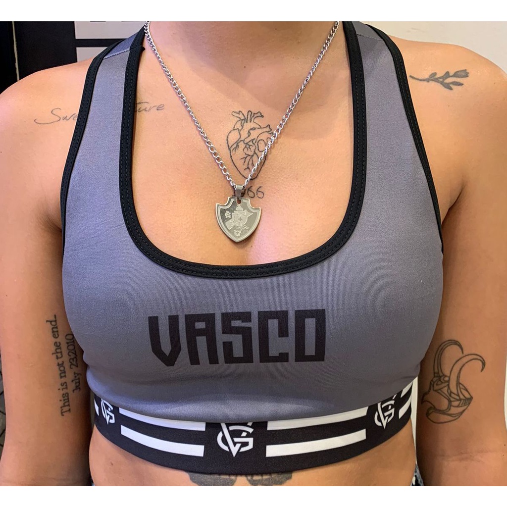 Top Vasco Cinza VG | Shopee Brasil