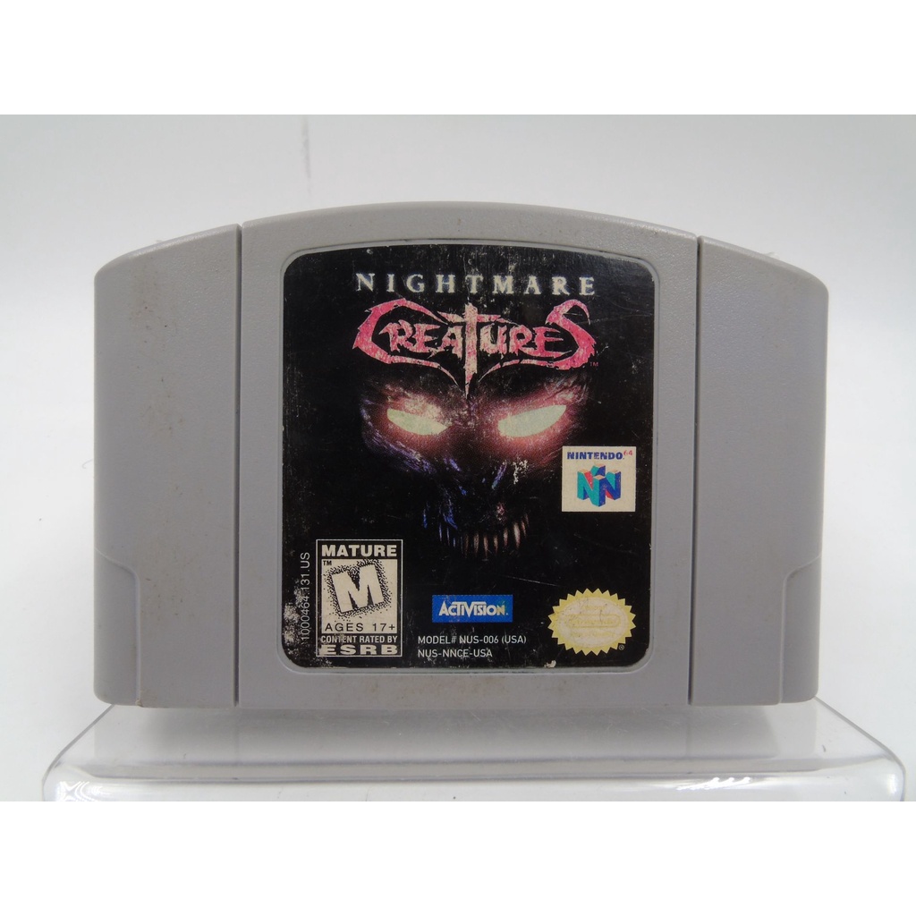 JOGO N64 - NIGHTMARE CREATURES (1) | Shopee Brasil
