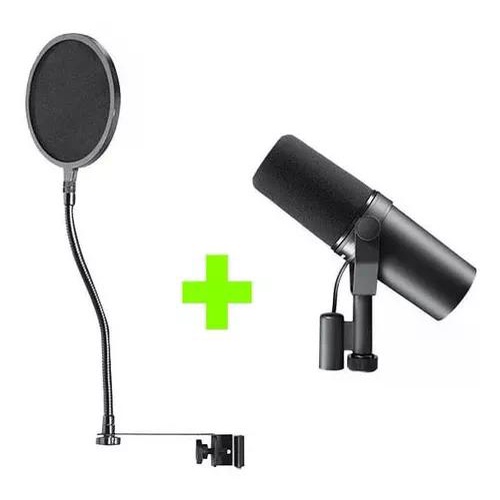Kit Podcast e Rádio Pro Microfone SM7B Shure + Pop-Filter | Shopee Brasil