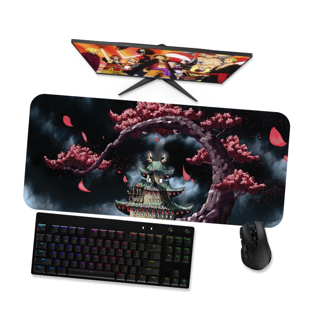 Mouse Pad Gamer Grande ONE PIECE TEMPLO WANO 1 90x40 80x40 60x40 70x30 ...