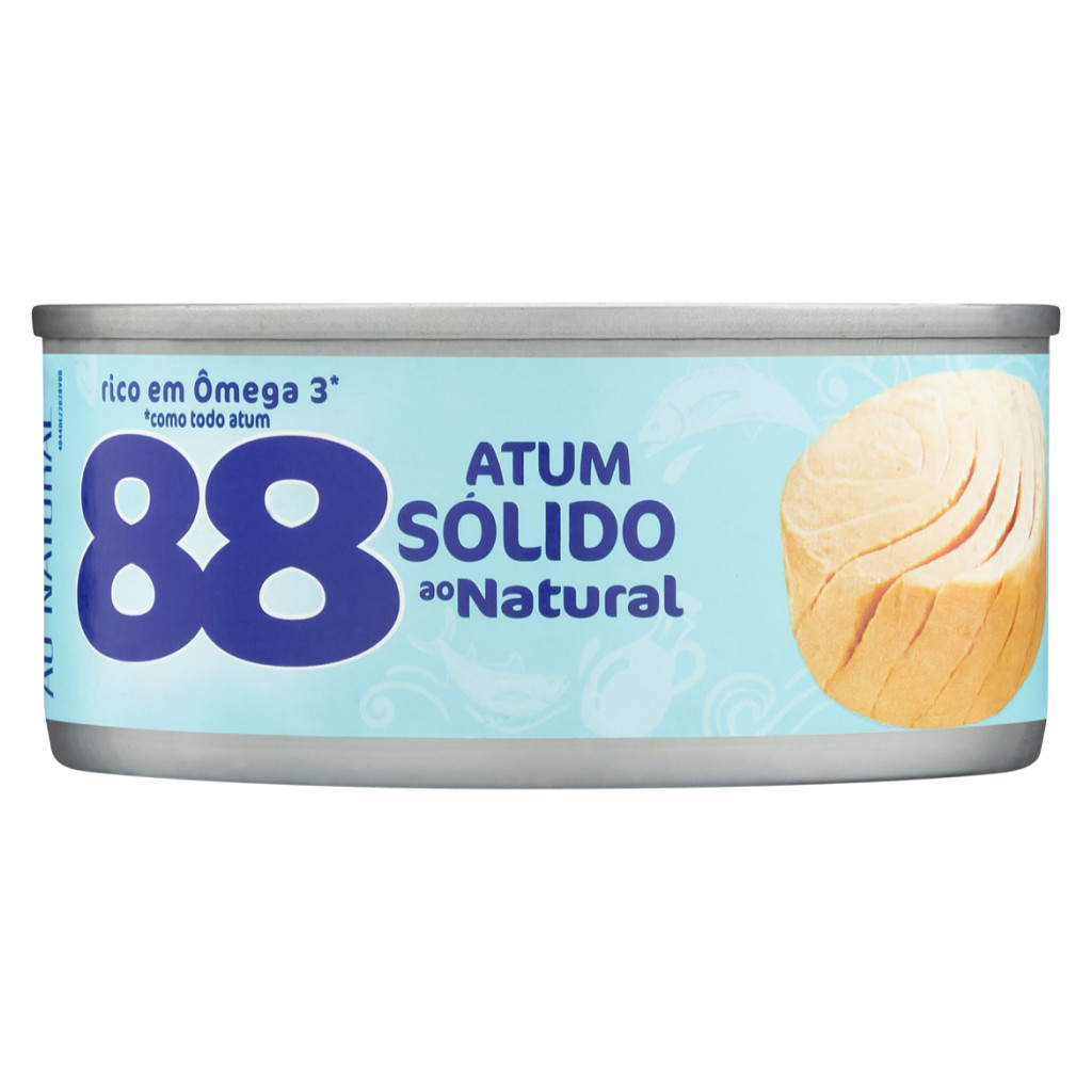 KITS C/ Atum Sólido ao Natural 88 Lata 98g/140g 🐟 | Shopee Brasil